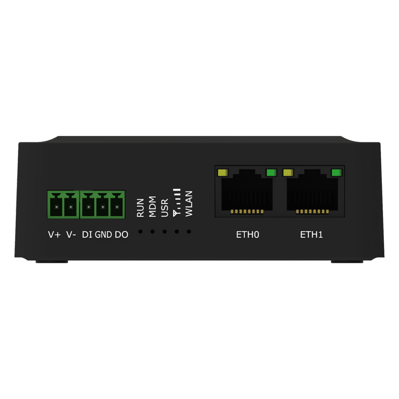 R1510 compact industrial 4G/LTE router with 2× LAN | Robustel