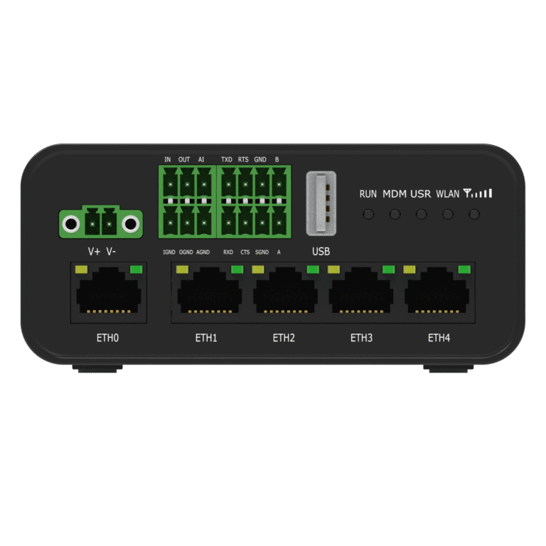 R1520 5-Port Industrial Dual-SIM 4G LTE Router | Robustel