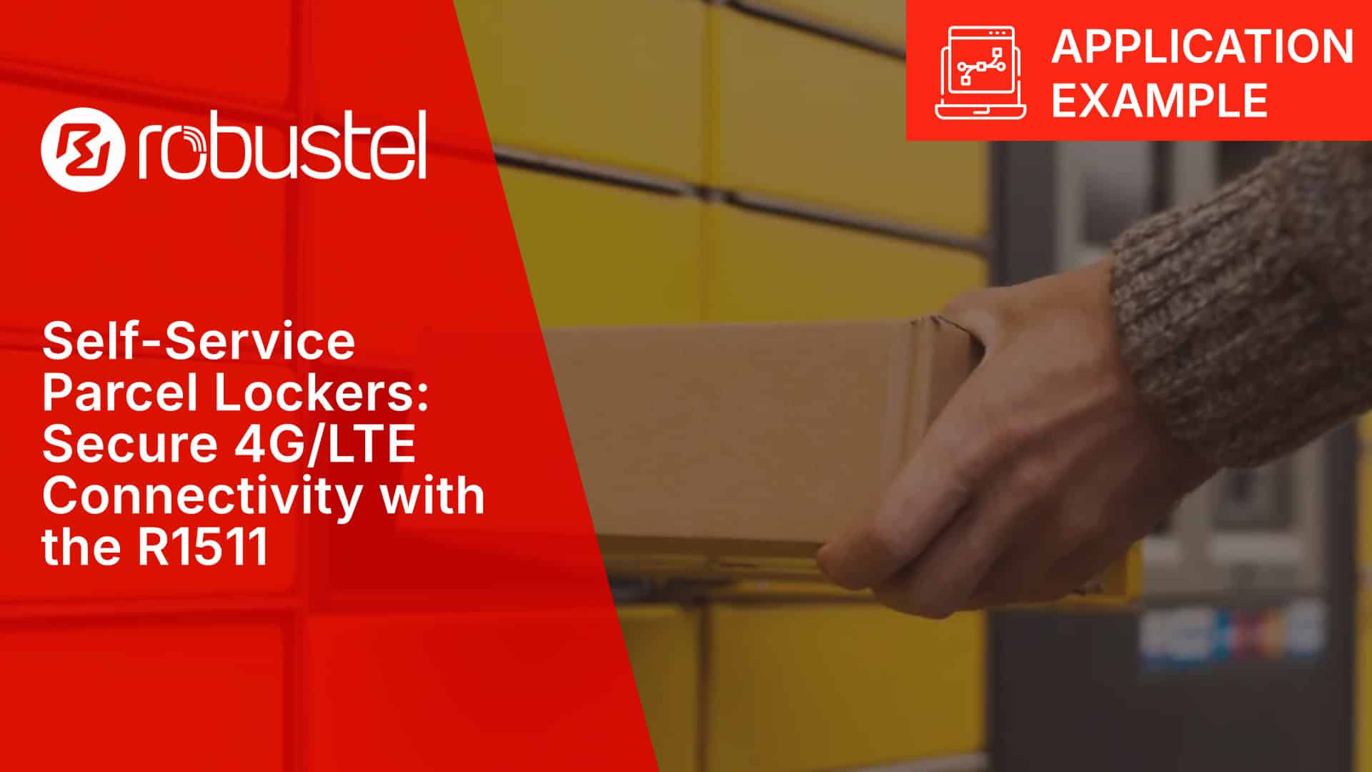 4G/LTE connectivity for self-service parcel lockers with R1511 ...